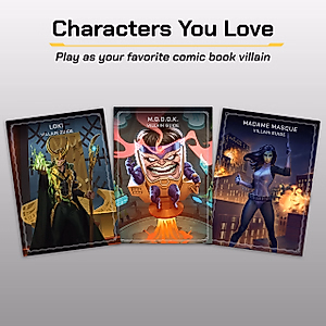 Ravensburger Marvel Villainous: Mischief & Malice Strategy Board Game | For Ages 12 & Up | Engaging Activity for Marvel Fans | High Replay Value | Fun for Teens and Adults