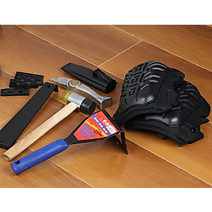 CUTTEREX FLAT Knee Pads for All Kneeling Works, Professional Knee Cushions, Heavy Duty and Protection Design Knee Pad for Flooring, Gardening, Comfortable and Durable, Anti-Skid and Adjustable Clips