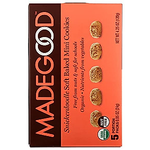 MADEGOOD Organic Soft Baked Mini Snickerdoodle Cookies, 4.25 OZ