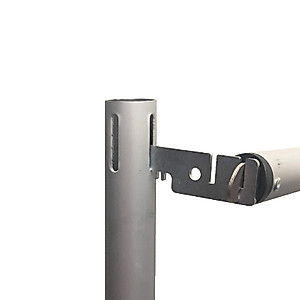 Crowd Control Center Pipe and Drape Backdrop Photobooth Wedding Party Convention Tradeshow Kit Framework ONLY (3" Hanger)
