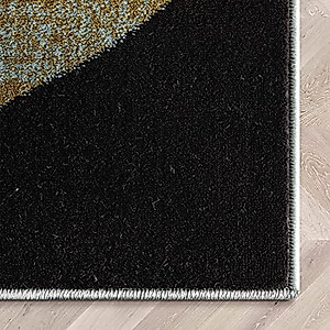 Well Woven Barclay Nirvana Waves Multi / Blue Modern Area Rug 7'10" X 9'10"