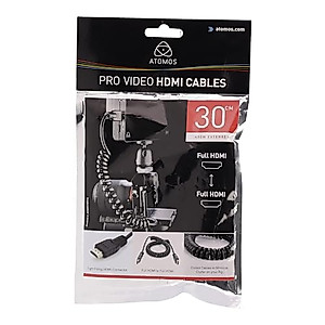 Atomos Full HDMI to Full HDMI Coiled Cable (11.8-17.7")
