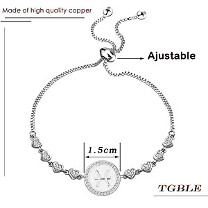 TGBJE Zodiac Sign Bracelet Twelve Constellations Gift Silver Bracelet Horoscope Gift Birthday Gifts for Women(Pisces SBR)