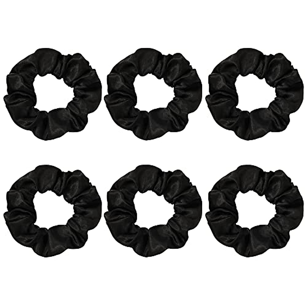 Scrunchies Hair Ties Satin Silk - Hair Bands Scrunchy for Thick Curl Hair No Crease Hair Accessories for Women Soft Hair Tie Ponytail Holder No Hurt Your Hair