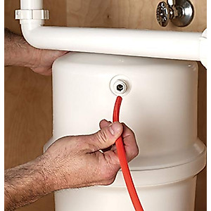 GE Reverse Osmosis System & Under Sink Water Filter | Faucet & Easy Install Kit Included | Premium Filtration Reduces Lead, Chlorine & More | Replace Filters Every 6 Months | GXRM10RBL