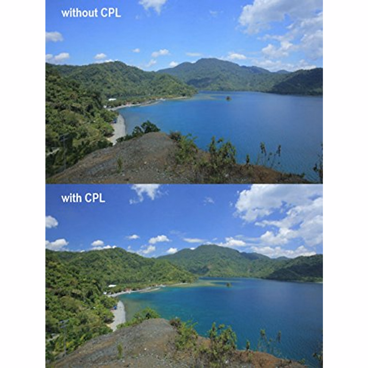 58mm Multi-Coated 3 Piece Filter Kit (UV-CPL-FLD) for Canon Rebel T5, T6, T6i, T7i, T8i, EOS 80D, EOS 90D, EOS 77D, SL3 Cameras with Canon EF-S 18-55mm is STM Lens