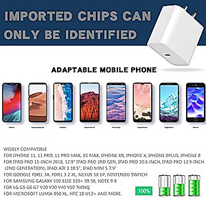 Wyness USB C Charger,18W/20W 9V/ 2A 5V/3A Type-c Power Adapter,Compact USB C PD 3.0 Wall Charger,Compatible with iPhone 13 Pro Max/12/11, Galaxy S22 Ultra/S21/S20, Pixel 6, MacBook Air, iPad Pro