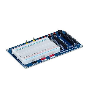 sb components Raspberry Pi Pico Breadboard Kit with Raspberry Pi Pico for Multi-Purpose Microcontroller Board with Pi Pico Breadboard Kit Breakout Board for Projects