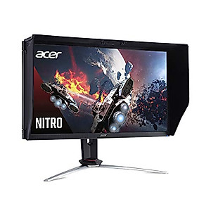 Acer Nitro XV273K Pbmiipphzx 27" UHD 3840 x 2160 IPS AMD Radeon FreeSync and NVIDIA G-SYNC Compatible Monitor, DisplayHDR400, Quantum Dot, 144Hz, 1ms, DCI-P3 , Delta E<1, Black