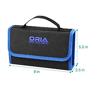 ORIA Precision Screwdriver Set, 86 in 1 Repair Tool Kit, Screwdriver Kit with Portable Bag for Game Console, Tablet, PC, Macbook and Other Electronics, Blue