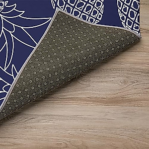 Dalyn Rugs Indoor/Outdoor Kendall KE6 Blue Washable 8' x 10' Rug