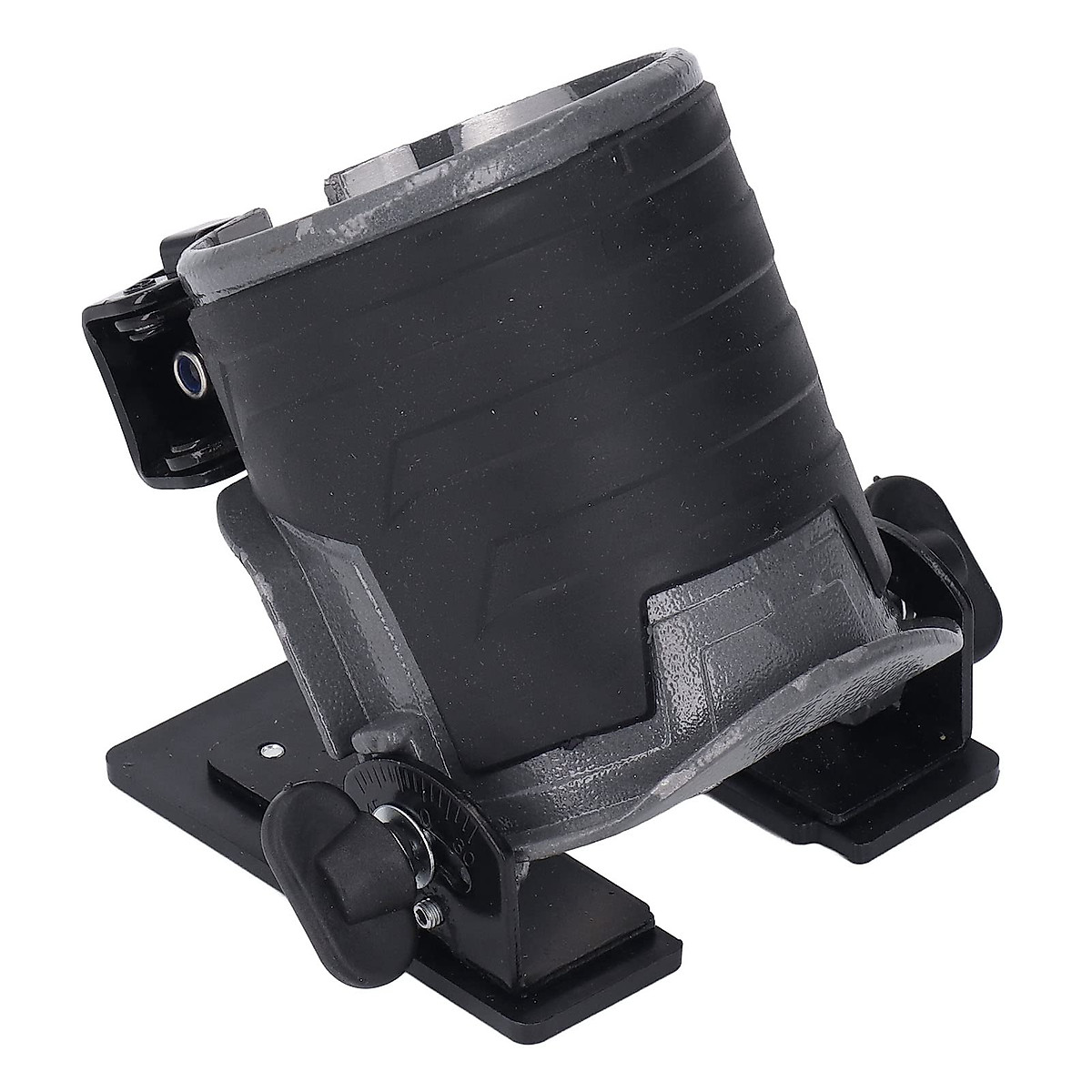 ViaGasaFamido Trimming Machine Fixed Base Adjustable Angle Woodworking Trimmer Router Base Aluminum Alloy Woodworking Accessories for Slotting Trimming Carving