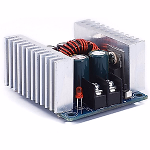 JacobsParts 300W Synchronous Buck Module Constant Current CC CV DC DC Step Down Voltage Power Regulator 6-40V in to 1.2-36V 20A Out 5V 12V 24V