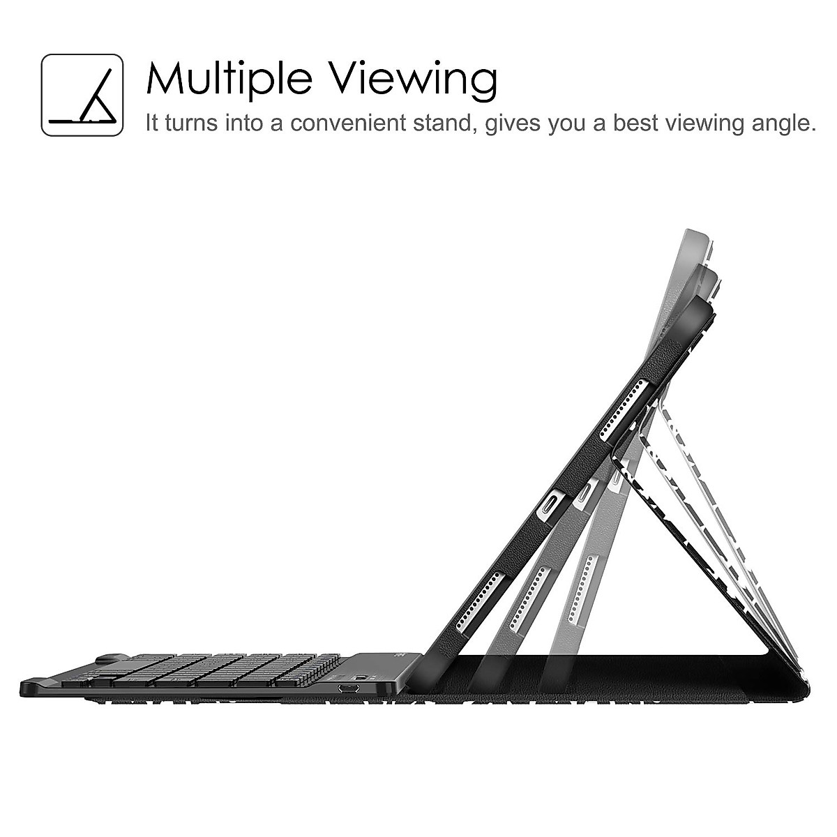 Fintie Keyboard Case for iPad Pro 11-inch (4th / 3rd Generation) 2022/2021 - Soft TPU Back Cover with Magnetically Detachable Bluetooth Keyboard, Also Fit iPad Pro 11" 2nd / 1st Gen, Composition