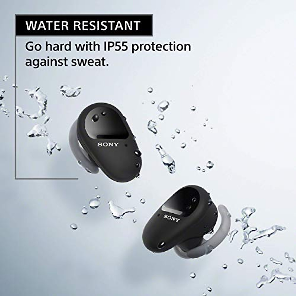 Sony WF-SP800N True Wireless Noise-Cancelling In-Ear Headphones - White (Renewed)