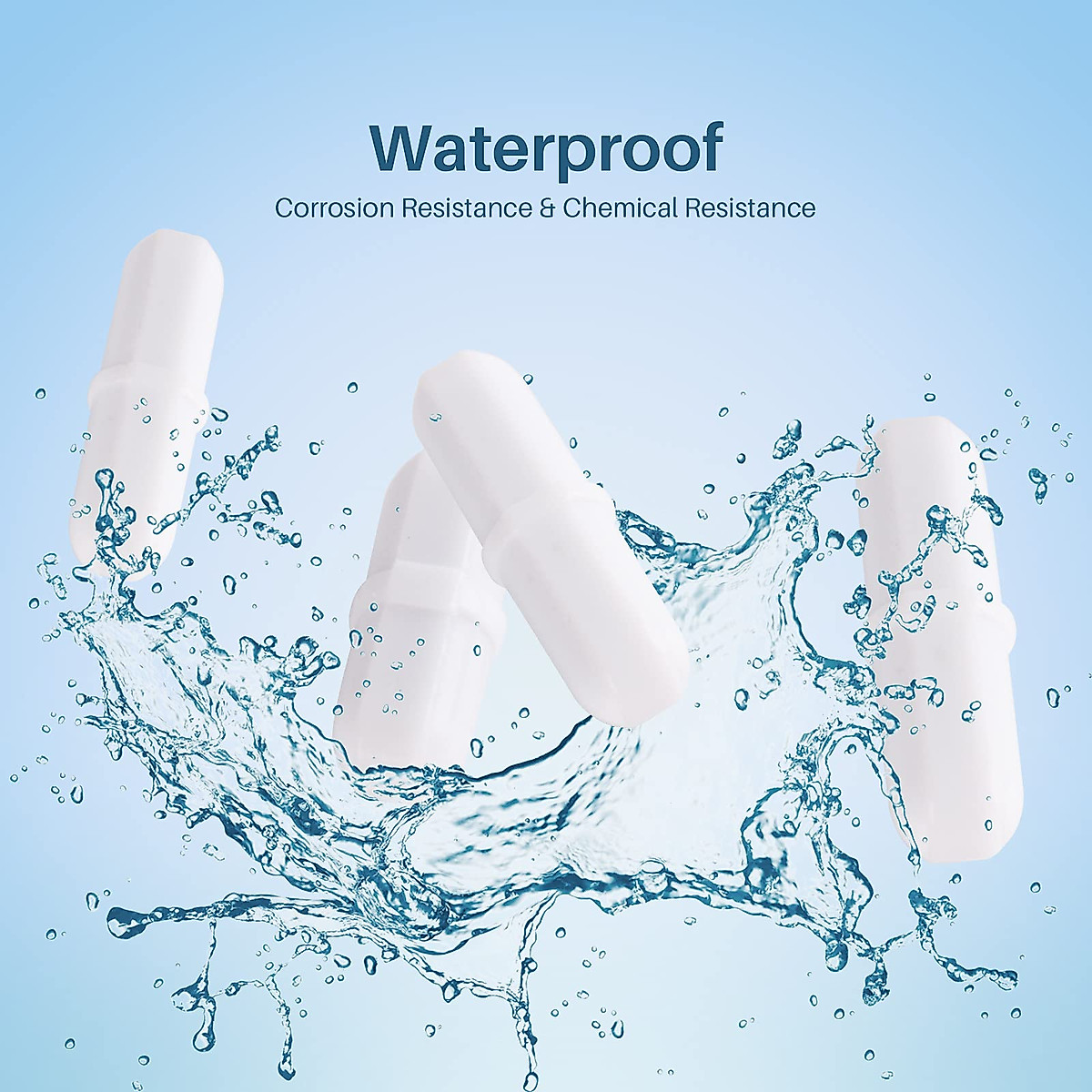 SWANSOFT 10 Pcs 30mm/1.18 Inch PTFE Magnetic Stirrer Mixer Stir Bar, High Temperature Magnetic Stir Bar, Lab Stir Bar