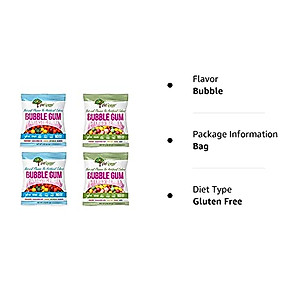 Tree Hugger Bubble Gum - Variety Pack - 2 Oz (4 bags)