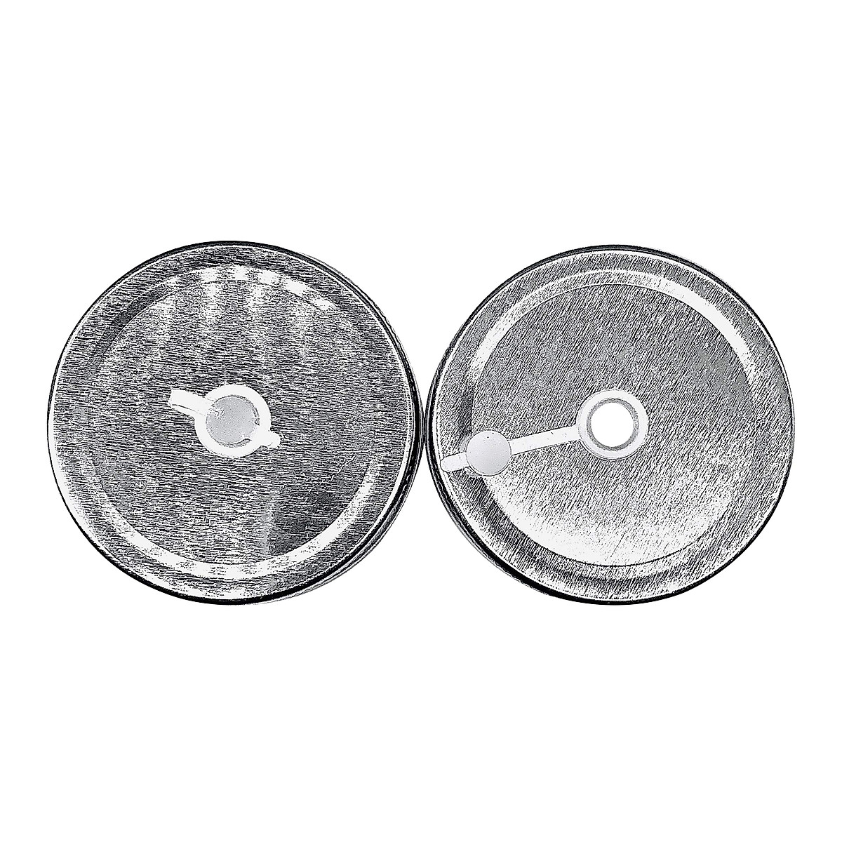 Mason Jar Mugs with Handle, Regular Mouth Colorful Lids with 2 Reusable Stainless Steel Straw, Set of 2 (Silver and Rose Gold), Kitchen GLASS 16 oz Jars,"Refreshing Ice Cold Drink" & Dishwasher Safe