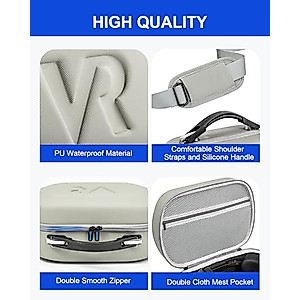 DEVASO Hard Carrying Case for Meta Quest 3S, Quest 3, Vision Pro, Large Capacity Travel Case for Oculus Quest 3S VR Headset and Other Accessories, Suitable for Travel and Home Storage