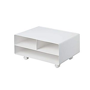 Yamazaki Home Desktop Printer Stand - Computer Accessory Office Organizer, Steel, Minimal Assembly Req.