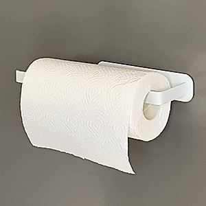 CASUN Magnetic Paper Towel Holder - Multifunctional Paper Towel Bar with Strong Magnetic Backing for Kitchen, Refrigerator,White