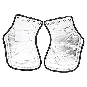 Fockety Engine Heat Shield, 2pcs Heat Shield Deflector, Heat Insulation Motorbike for Motorcycles Decorating