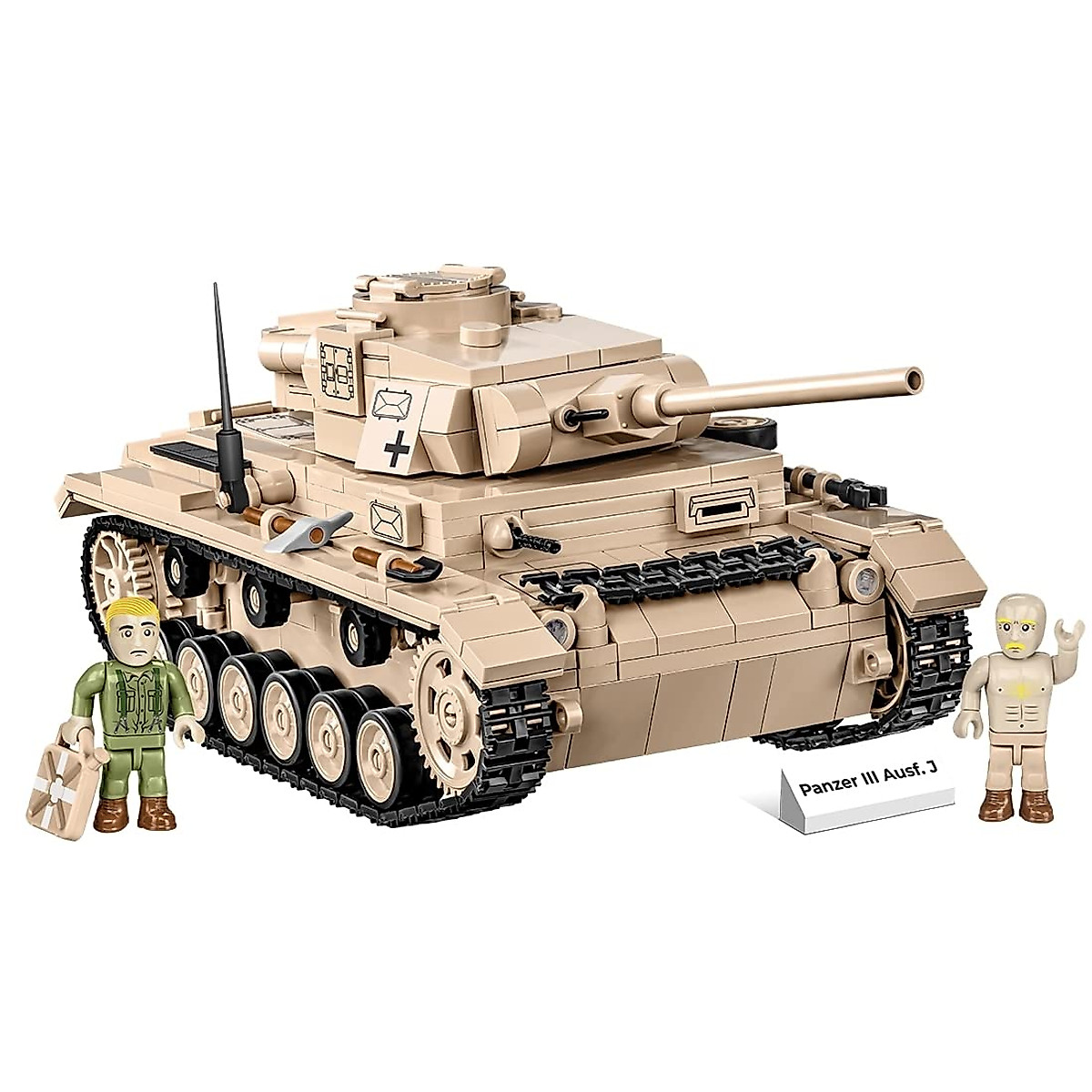 BRICKCOMPLETE COBI Set of 2: 2569 M4A3 Sherman & T34 Calliope - Executive Editon & 2562 Panzer III AUSF.J
