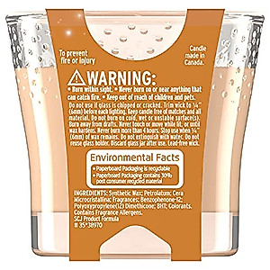 Glade Candle Jar, Air Freshener, Cookie Caramel Rush, 3.4 Oz
