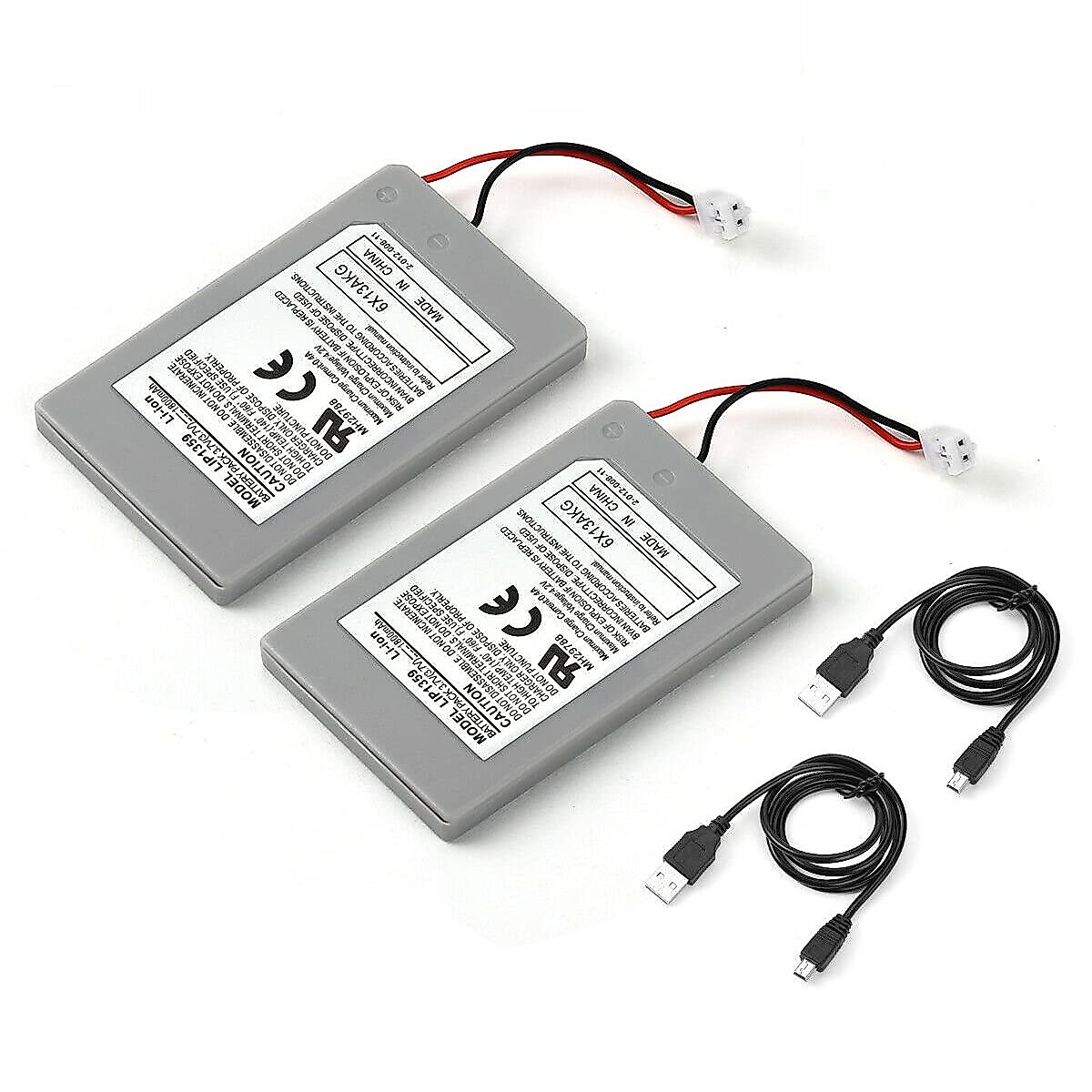 GMRBOO 2PACK Wireless Controller 3.7V 1800mAh Replacement Battery Compatible with Sony PS3 Dualshock 3 Bluetooth Controller Console