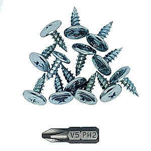 #8 x 1/2 - Truss Head Screws - Wood Screws Assortment - Short Screws - 100 Qty