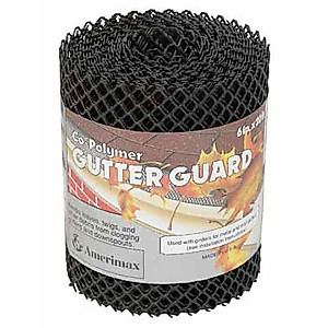 Amerimax Gutter Guard 6 " X 20 ' Plastic Blk