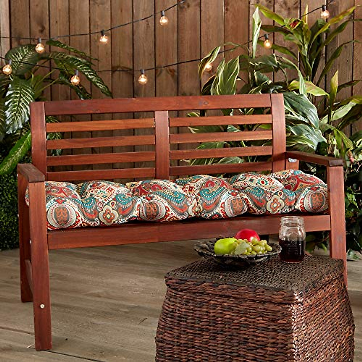 South Pine Porch Asbury Park 44-inch Swing/Bench Cushion, 1 Count (Pack of 1)