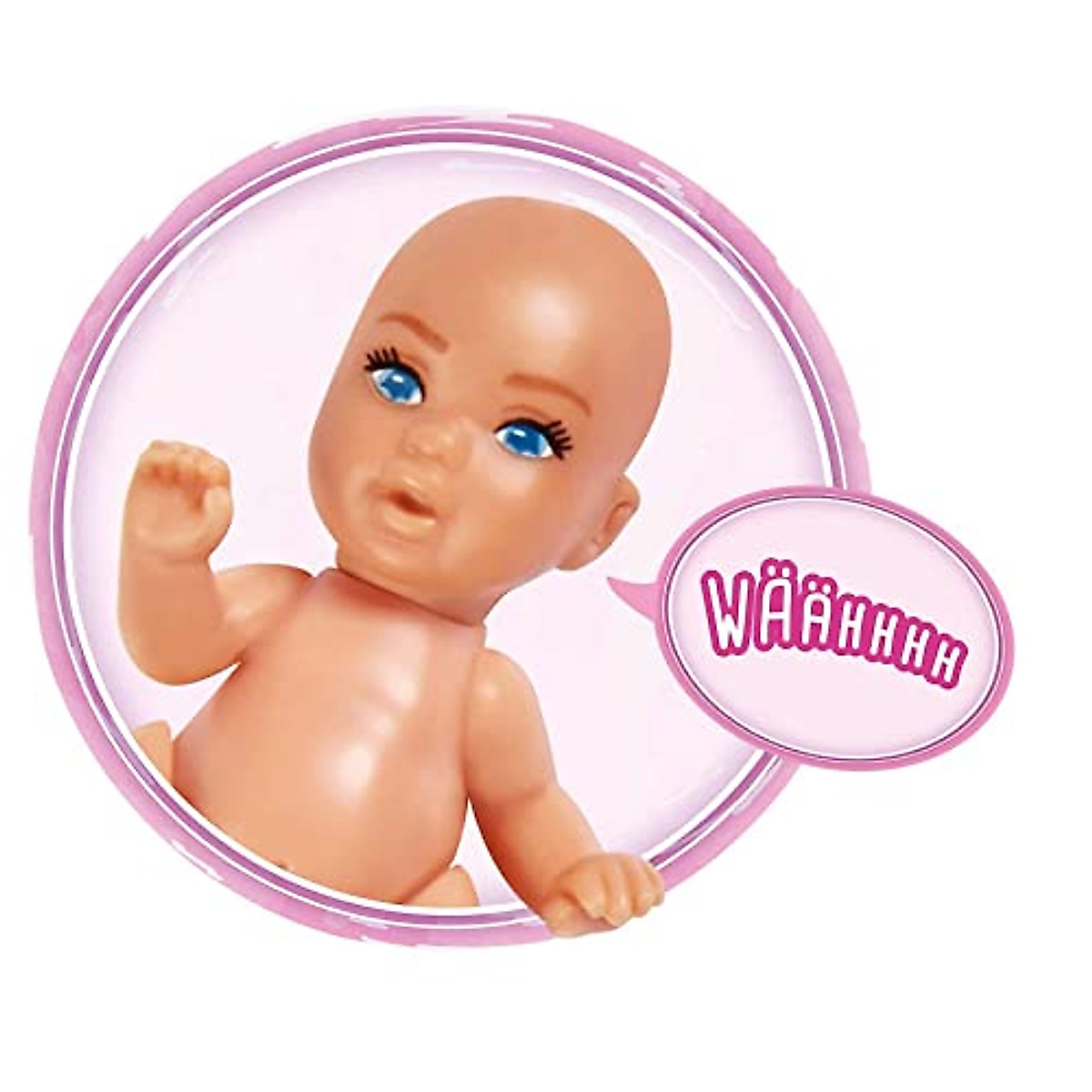 Simba Steffi Love 105733480 Baby Happiness, Pregnant Doll with Baby and Great Sounds, Baby Accessories and Baby Seat