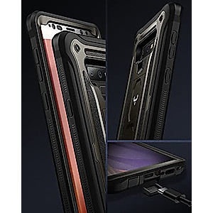 YOUMAKER Kickstand Case for Galaxy Note 9, Full Body with Built-in Screen Protector Heavy Duty Protection Shockproof Rugged Cover for Samsung Galaxy Note 9 6.4 Inch - Gun Metal/Black