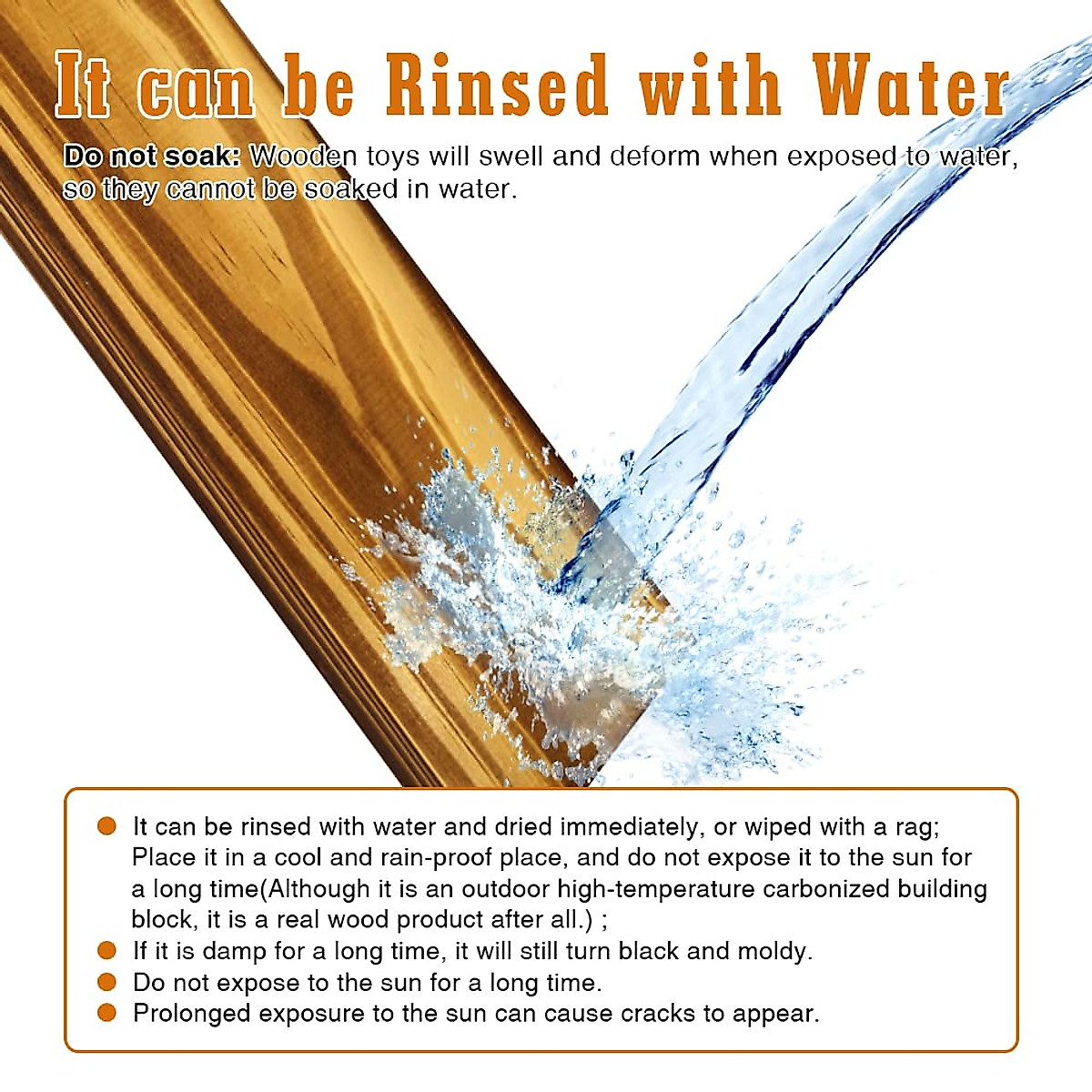 210 pcs Outdoor Large Wooden Building Blocks Set for Kids Toddlers 3-12 (35 lbs), Big Carbonized Wooden Sensory Blocks Toys, Mega Outside Building Toys for Preschool