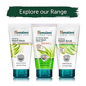 Himalaya Purifying Neem Scrub for a Deep Clean, Exfoliate and Purifies for Clean and Radiant Skin, 5.07 oz