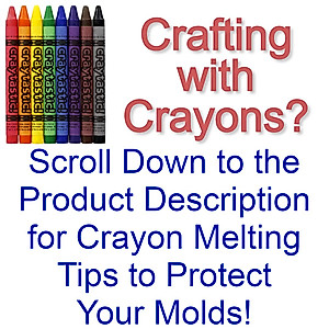 Traytastic! Silicone Number Mold 0-9 Tray - Large 1.75" Tall Numbers - Crafting, Baking, Molding, Melting