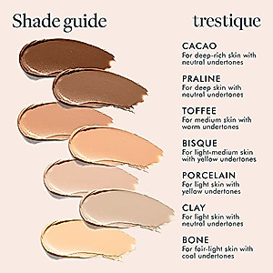 Trestique Concealer Crayon, Refillable Makeup Concealer With Built-In Blending Sponge, Sustainable Under Eye Concealer, Clean Beauty Concealer Makeup