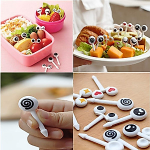 24 Geometric Stainless Steel Metal Cutting Dies (Pastries, Dough, Pie Crust, Fruit, Fondant, Clay),10 Eye Style Fruit Forks