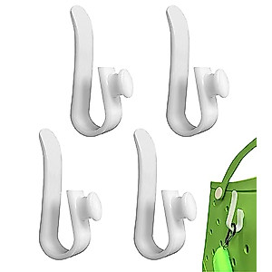 Aovaely 4 Pack Beach Bag Charms Hooks, Beach Bag Accessories Inserts for Hanging Key Cup Holder Tote Bag Accessories for Beach Camping
