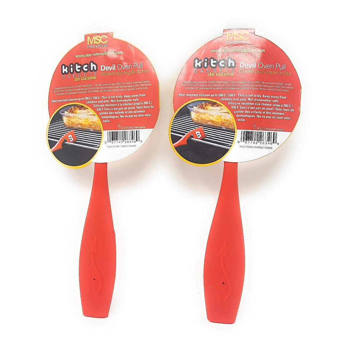 Joie Silicone Devil Oven and Toaster Rack Puller 2 Pack