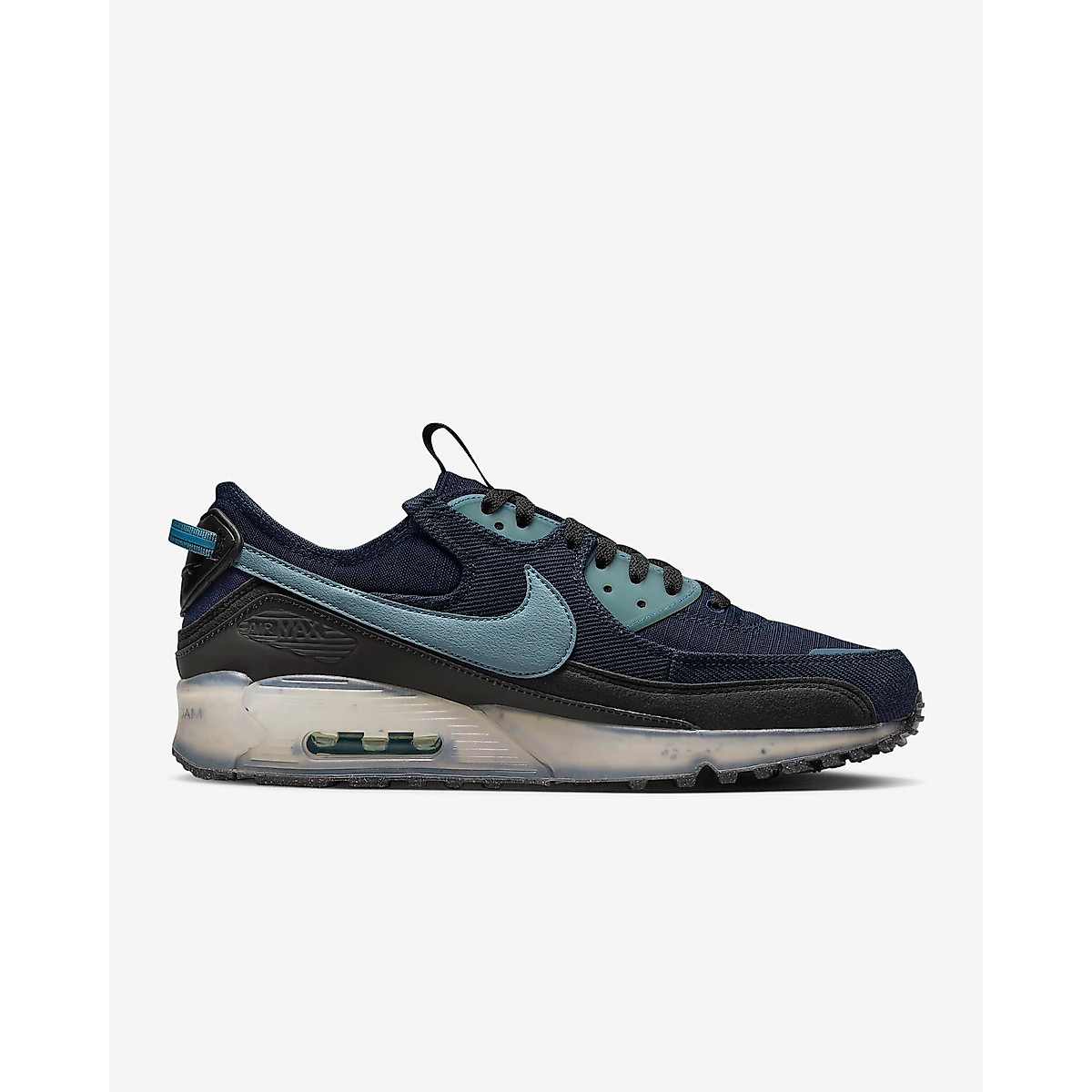 Nike Men's Air Max Terrascape 90 Trainers, Midnight Navy/Noise Aqua, 10.5 M US