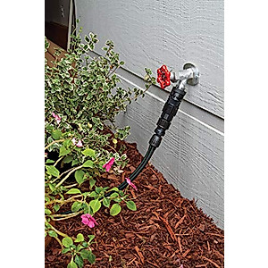 Rain Bird LNDDRIPKIT Drip Irrigation Landscape/Garden Watering Kit with Drippers, Micro-Bubblers, Micro-Sprays