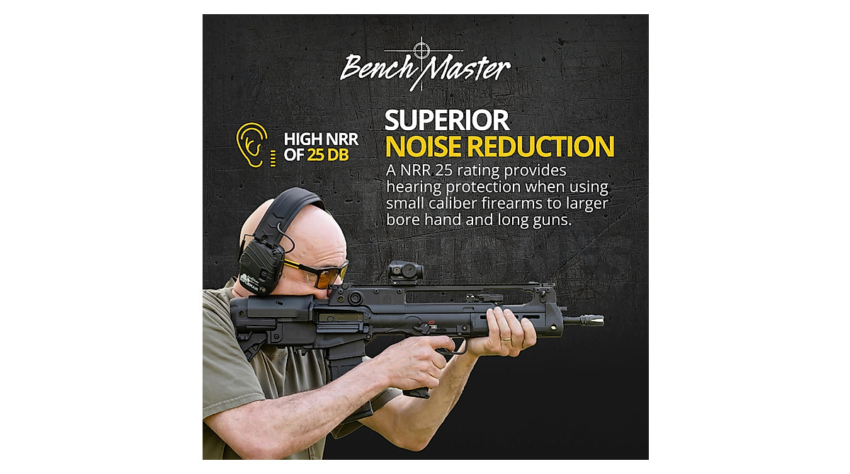 BenchMaster TAC Ear Muffs: Premium Hearing Protection
