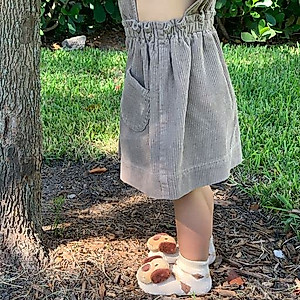 Piero Liventi Brown Dog Boogie Toes Rattle Sock, 1-Pair (0-1Y) Rattles Foot Finder, Rattle Sock Baby Toddler Toy, Gift for Newborn Infant Babies Boy Girl