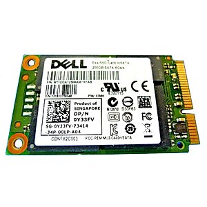 Y33FV Genuine 256GB mSATA 6Gb/s Mini PCIe SSD