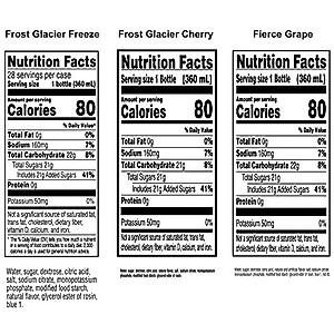 Gatorade Frost Thirst Quencher, Variety Pack, 12 Ounce Bottles (Pack of 24)