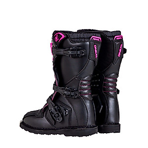 Oneal 2021 Girls Youth Rider Boots - Black/Pink - Youth 3