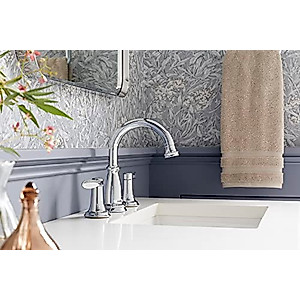 Kohler 27380-4-BN BELLERA® Widespread Bathroom Sink Faucet, 1.2 GPM, Vibrant Brushed Nickel