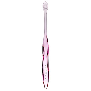 MISOKA・ISM Toothbrush Sakura (Pale Pink) Mineral-Coated Bristles Designer's Model Premium Toothbrush Made in Japan Japanese Craftsmanship